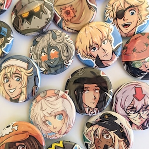 Guilty Gear Strive Xrd Small Pinback Button Badges - Etsy
