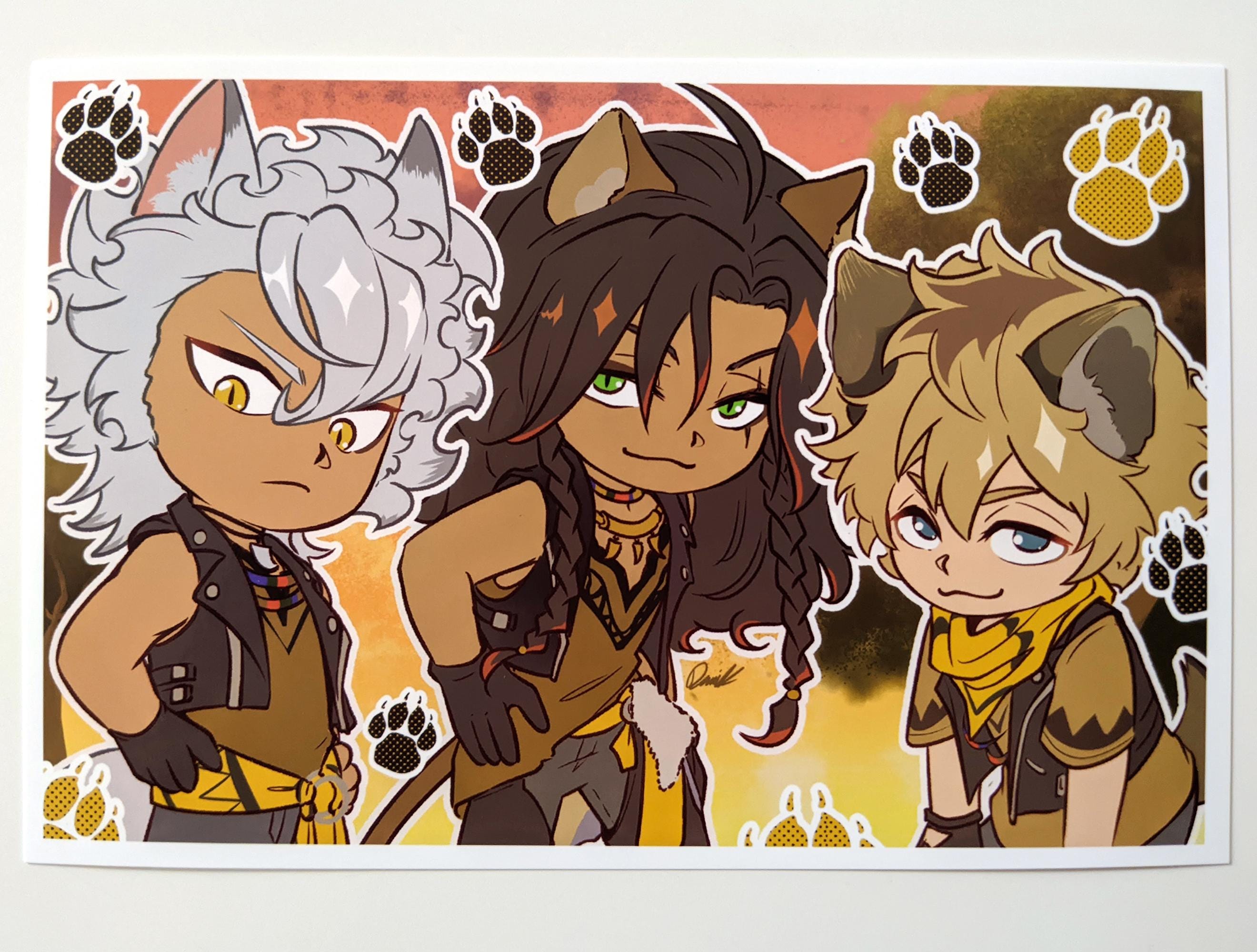 TWST Dorm Chibi Small Prints (4'' X 6'') - Etsy