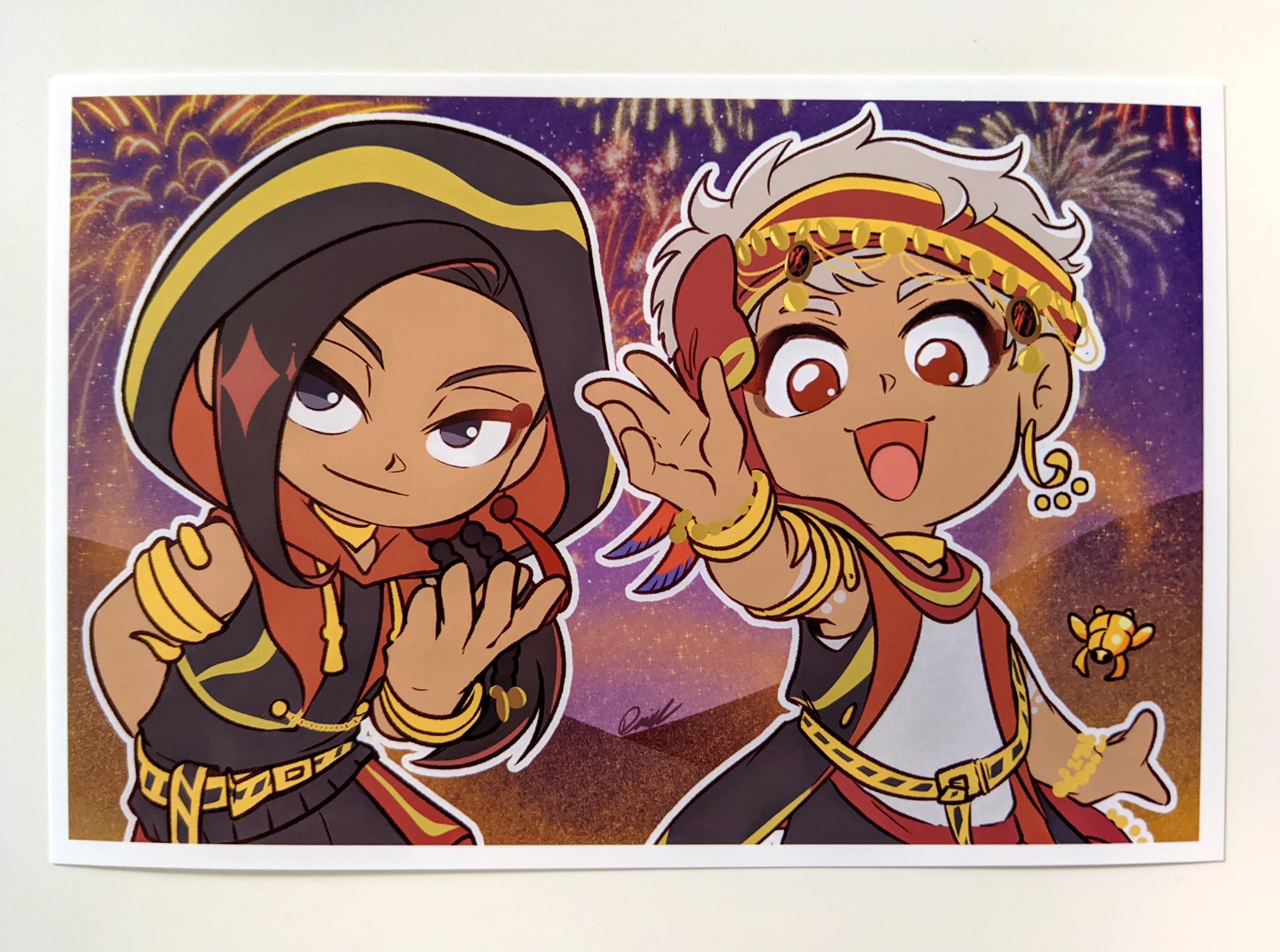 TWST Dorm Chibi Small Prints (4'' X 6'') - Etsy