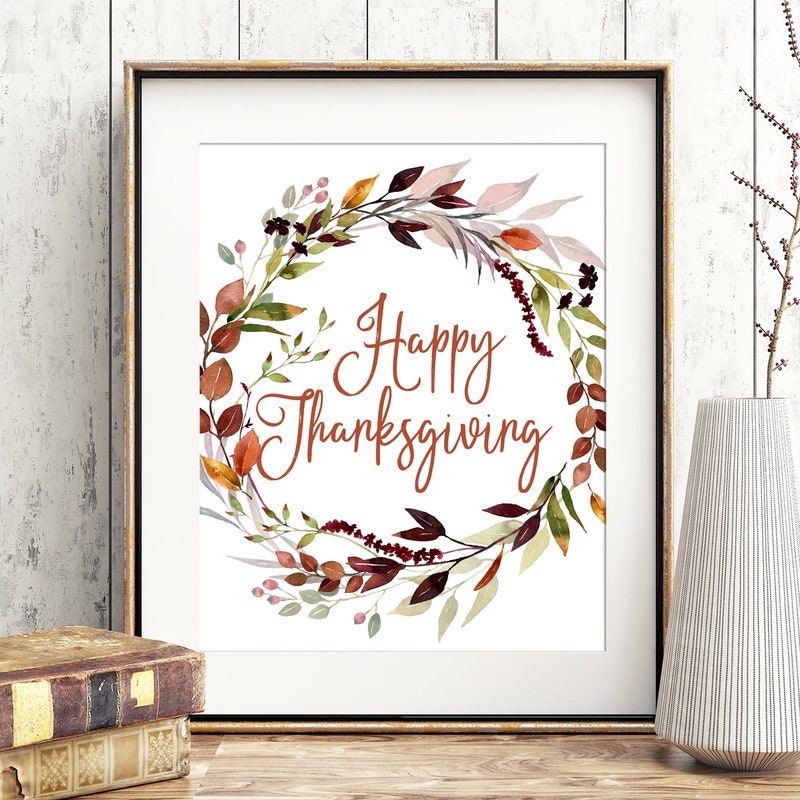 Happy Thanksgiving Signs - Etsy