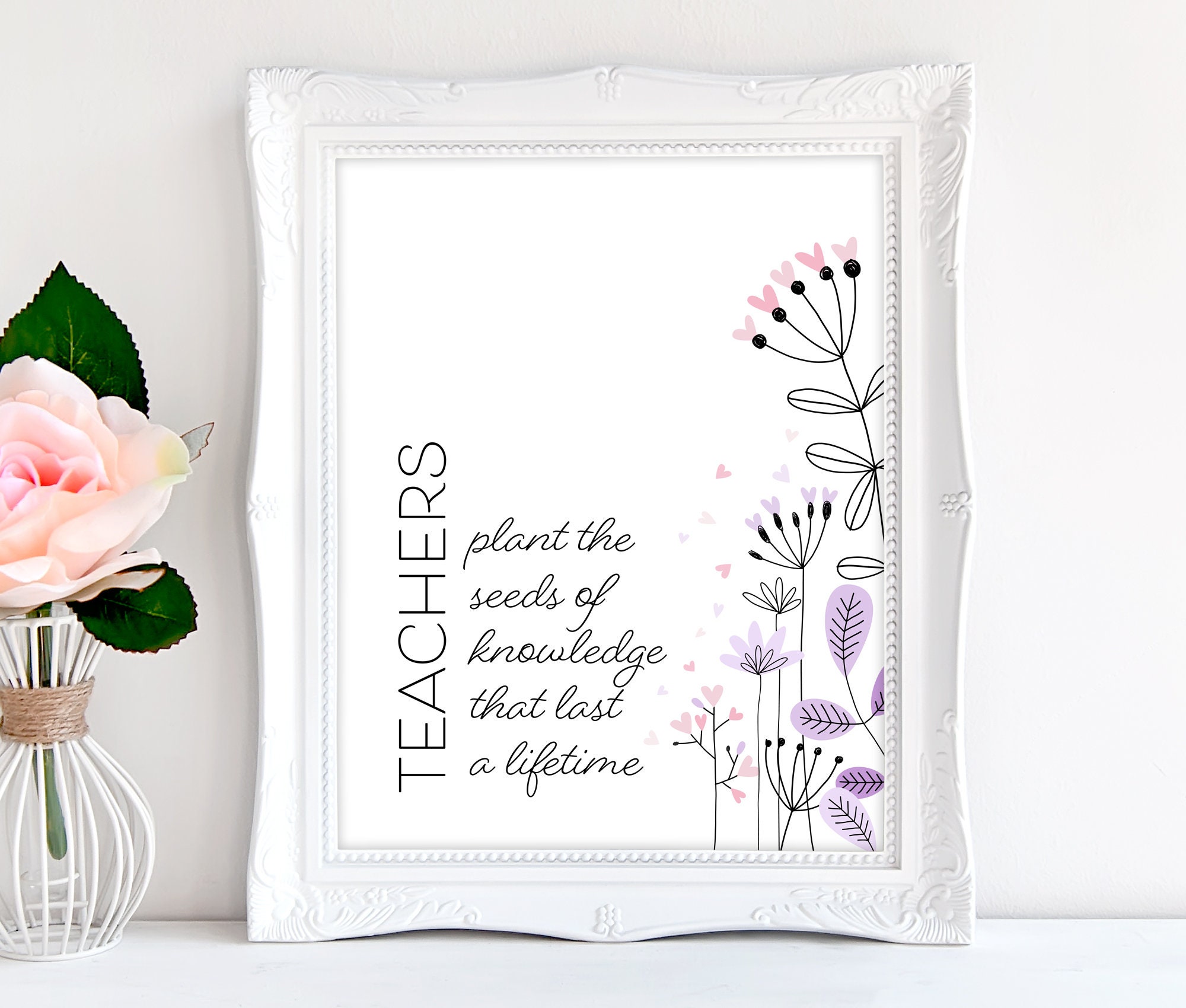 Teacher Appreciation Gift, Teachers Plant the Seeds of Knowledge ...