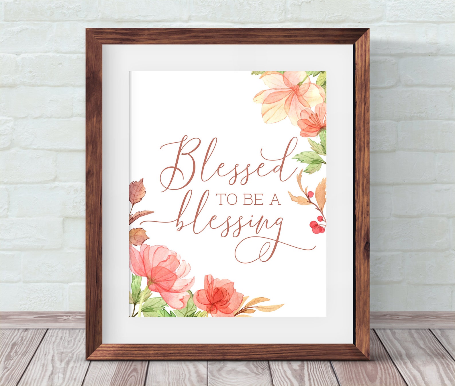 Blessed to Be A Blessing PRINTABLE Biblical Wall Art and - Etsy Hong Kong