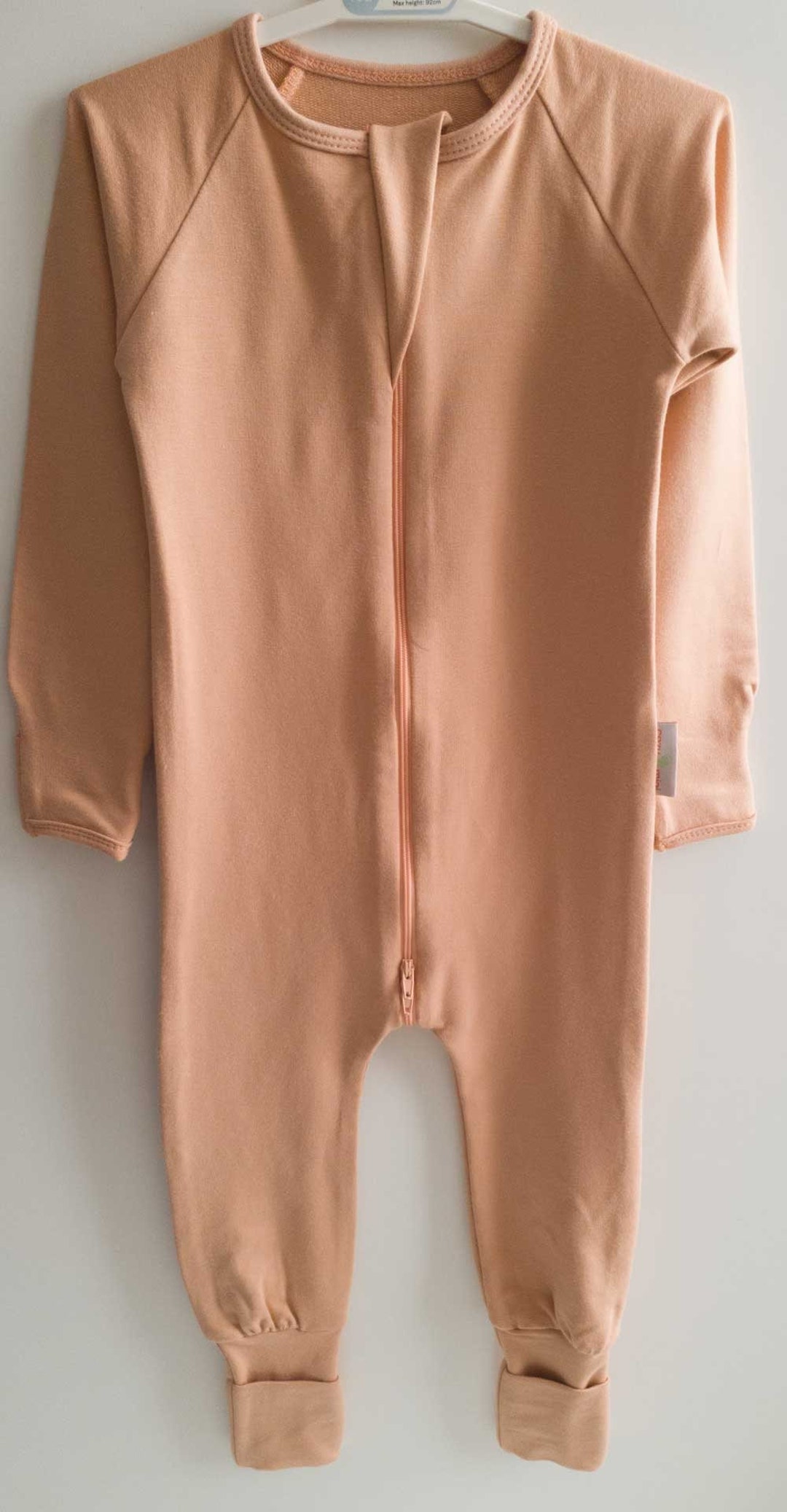 Eco-friendly Brick Color Onesie for Babies Organic Fabric With ...