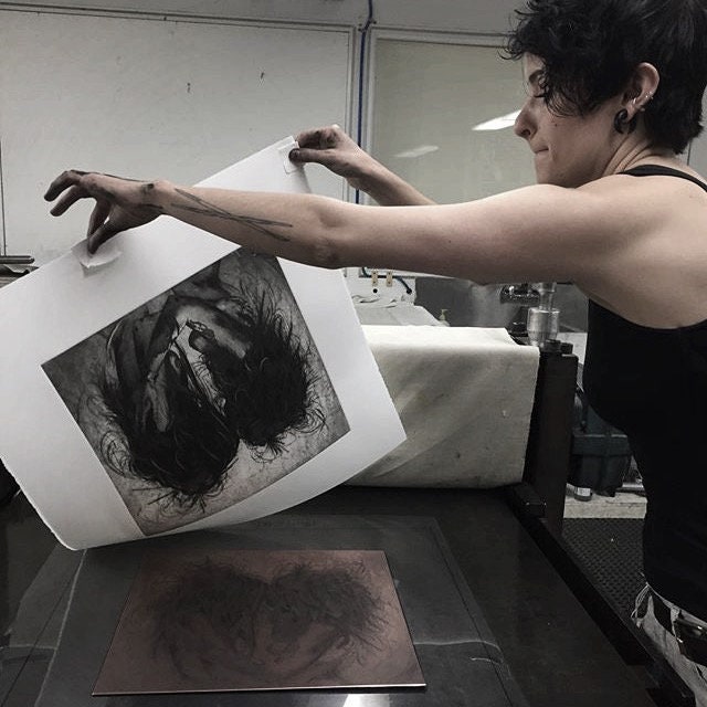 Fidelity Original Intaglio Copper Etching Print | Etsy