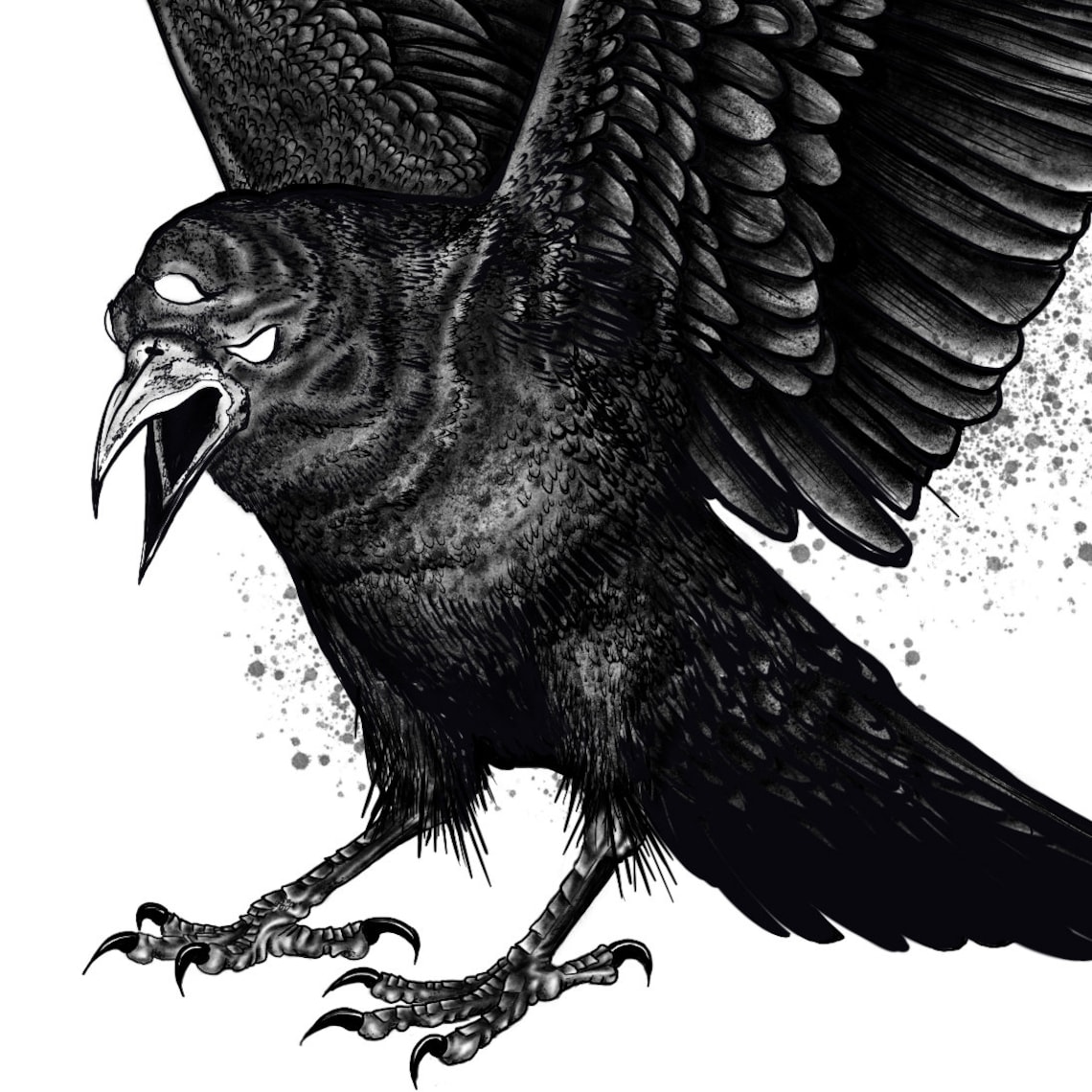 Three Eyed Raven - Etsy