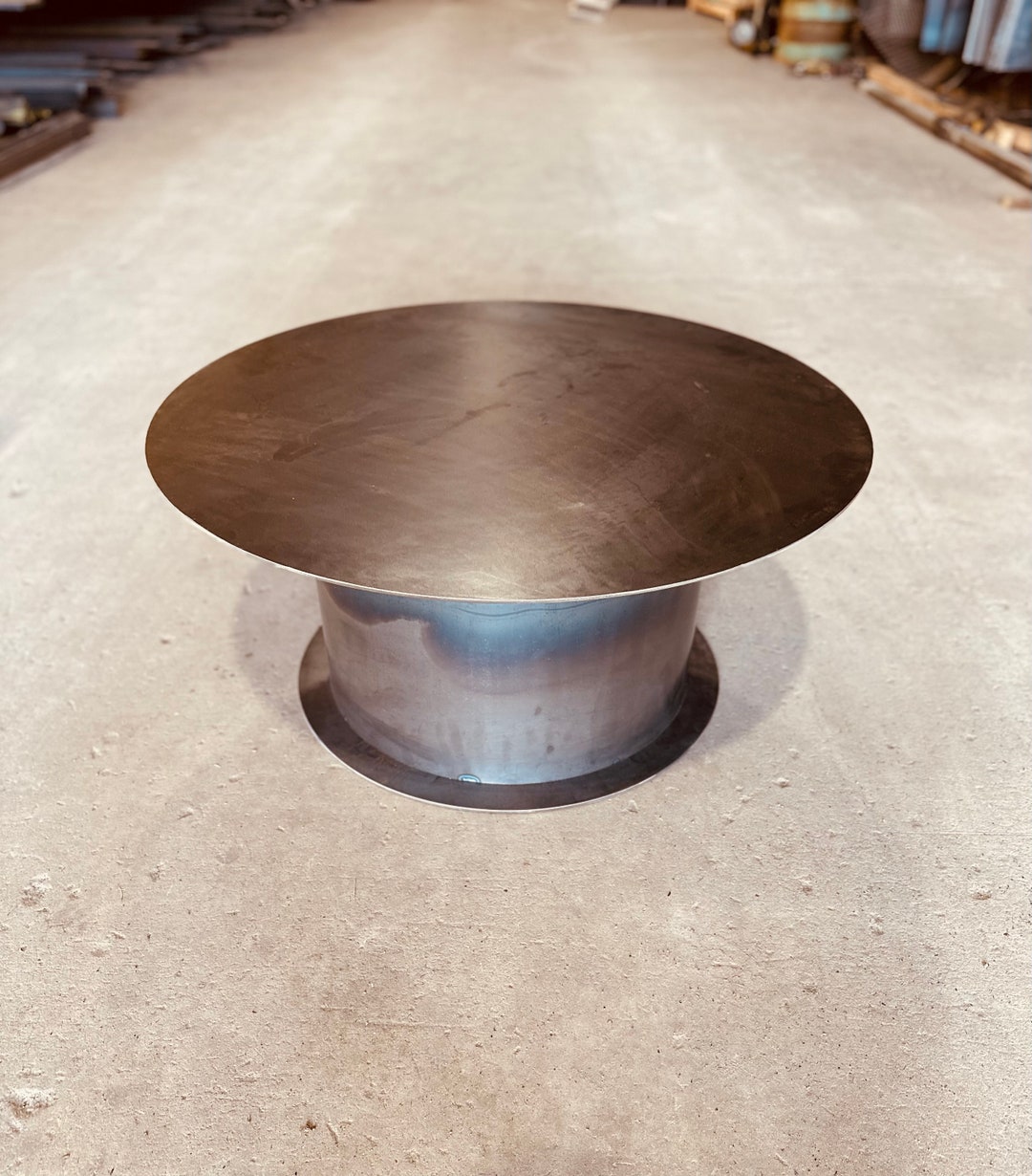 36” Round Metal Coffee Table - Etsy