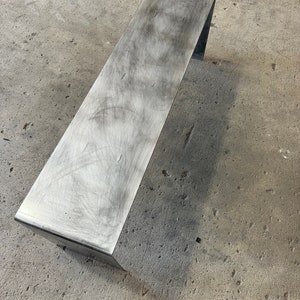 Painted Metal Bench - One Piece - Etsy