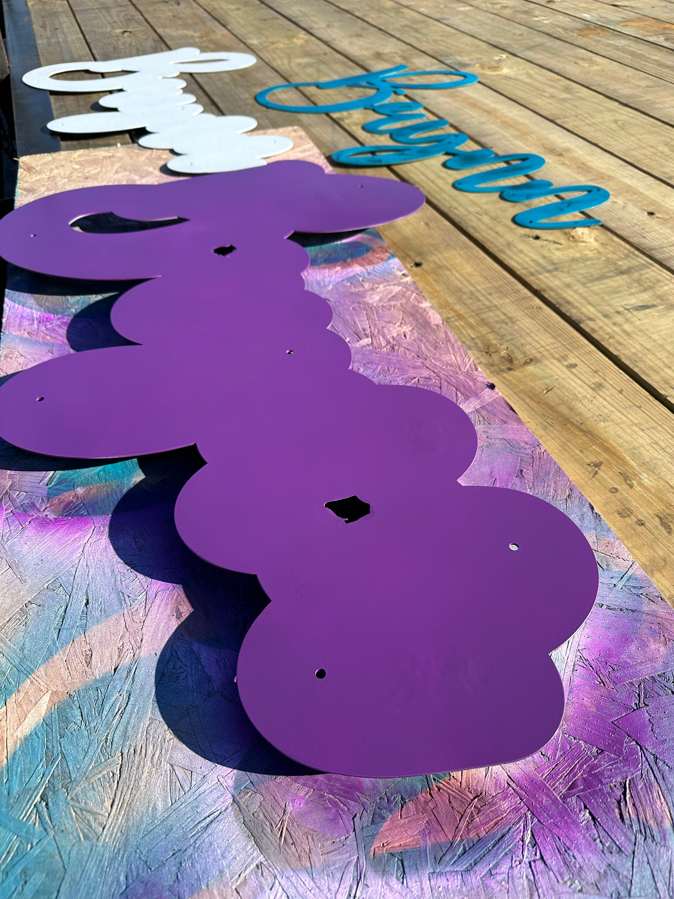 Triple Layer Metal Sign - Etsy