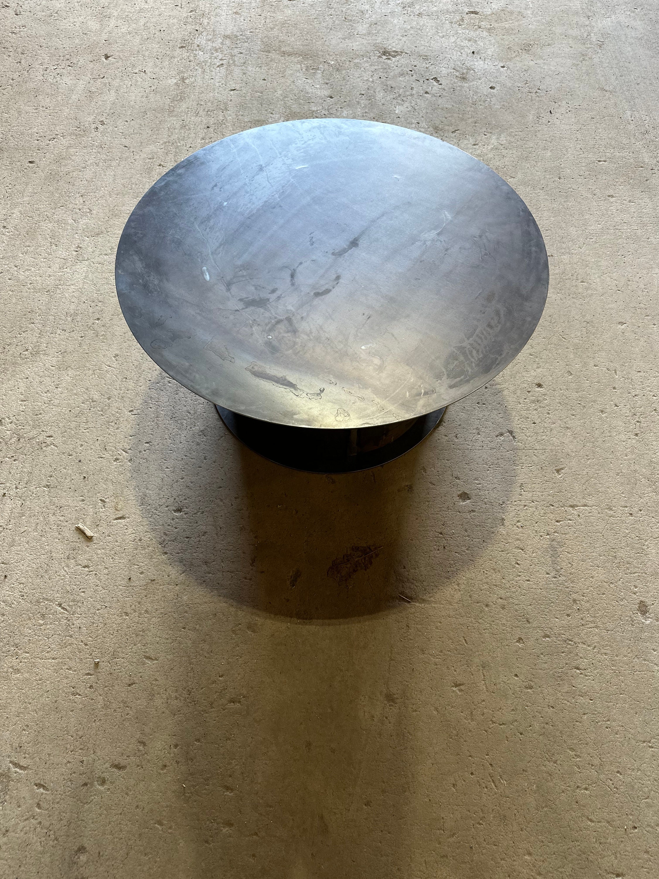 36” Round Metal Coffee Table - Etsy