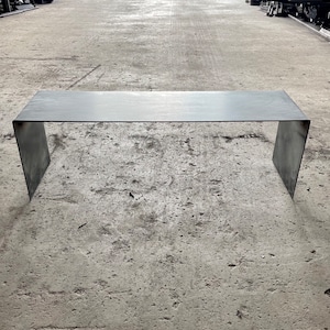 Smaller Modern Metal Bench - Heavy Duty - Etsy