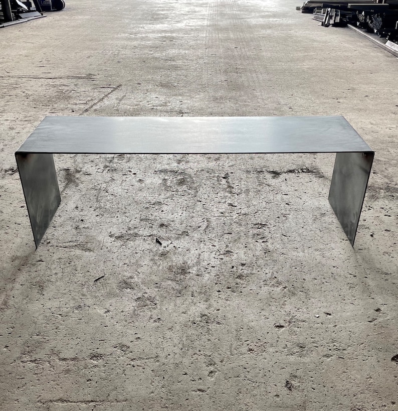 Smaller Modern Metal Bench - Heavy Duty - Etsy