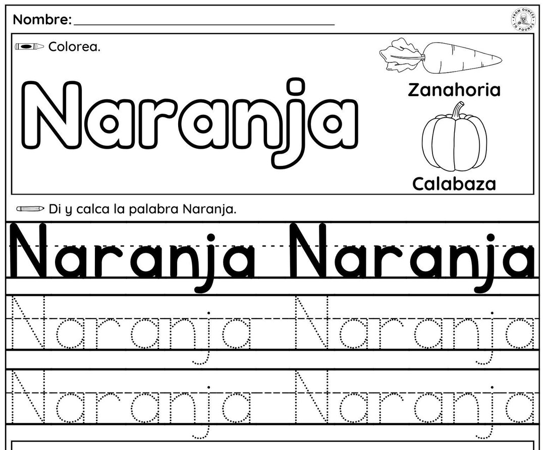 Los Colores/the Colors Learning Activity Set in Spanish (digital ...