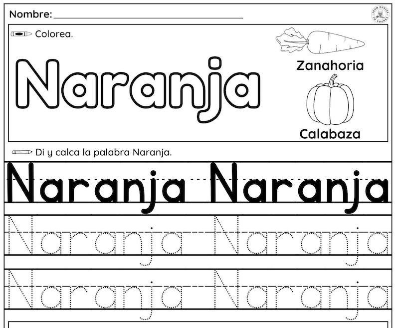Los Colores/the Colors Learning Activity Set in Spanish (digital ...