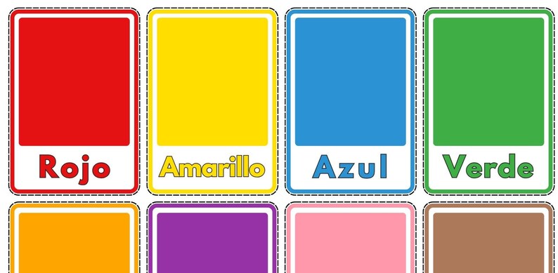 Los Colores/the Colors Learning Activity Set in Spanish (digital ...