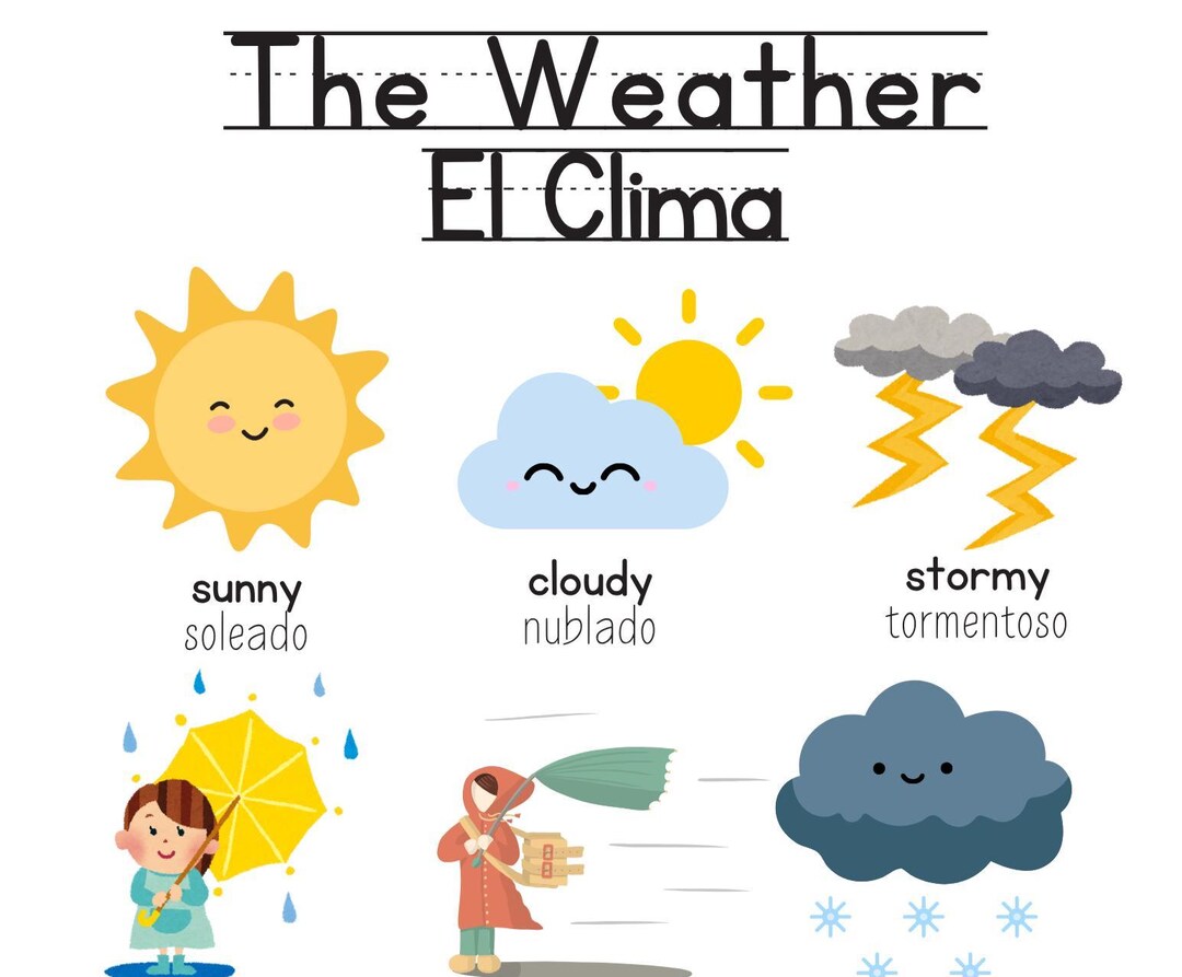 The Weather & the Seasons/ Las Estaciones Y El Clima: English-spanish ...