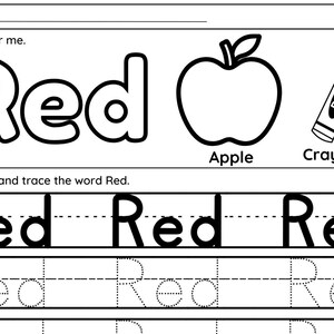 The Colors Learning Activity Set: 11 Worksheets + Word Search ...