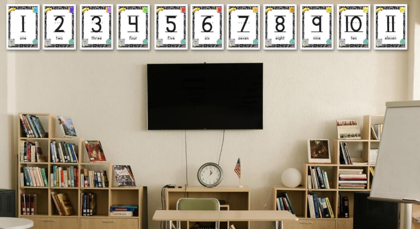 Classroom Decor: Alphabet & Numbers 1-20 Posters (46 Pages, 8.5"x11 ...