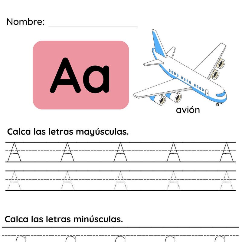 Spanish Alphabet - Etsy
