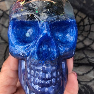 Large Skull Full Moon Energy Sacred Space Copper Wrapped Tourmaline ...