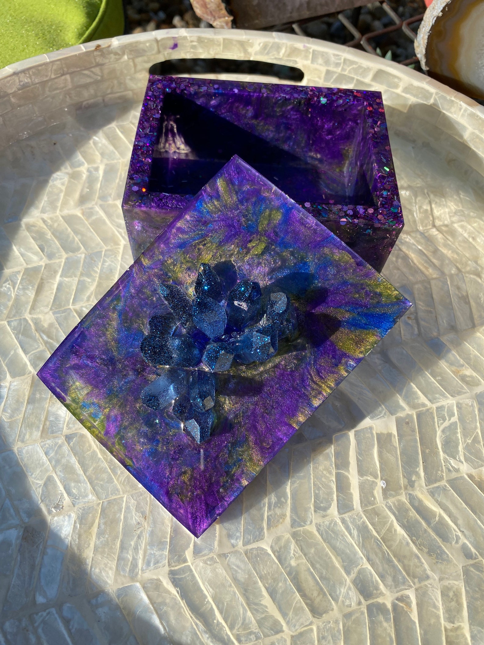 Magical Energy Meditation Goddess Manifestation Blue Crystal Infused ...