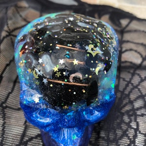 Large Skull Full Moon Energy Sacred Space Copper Wrapped Tourmaline ...