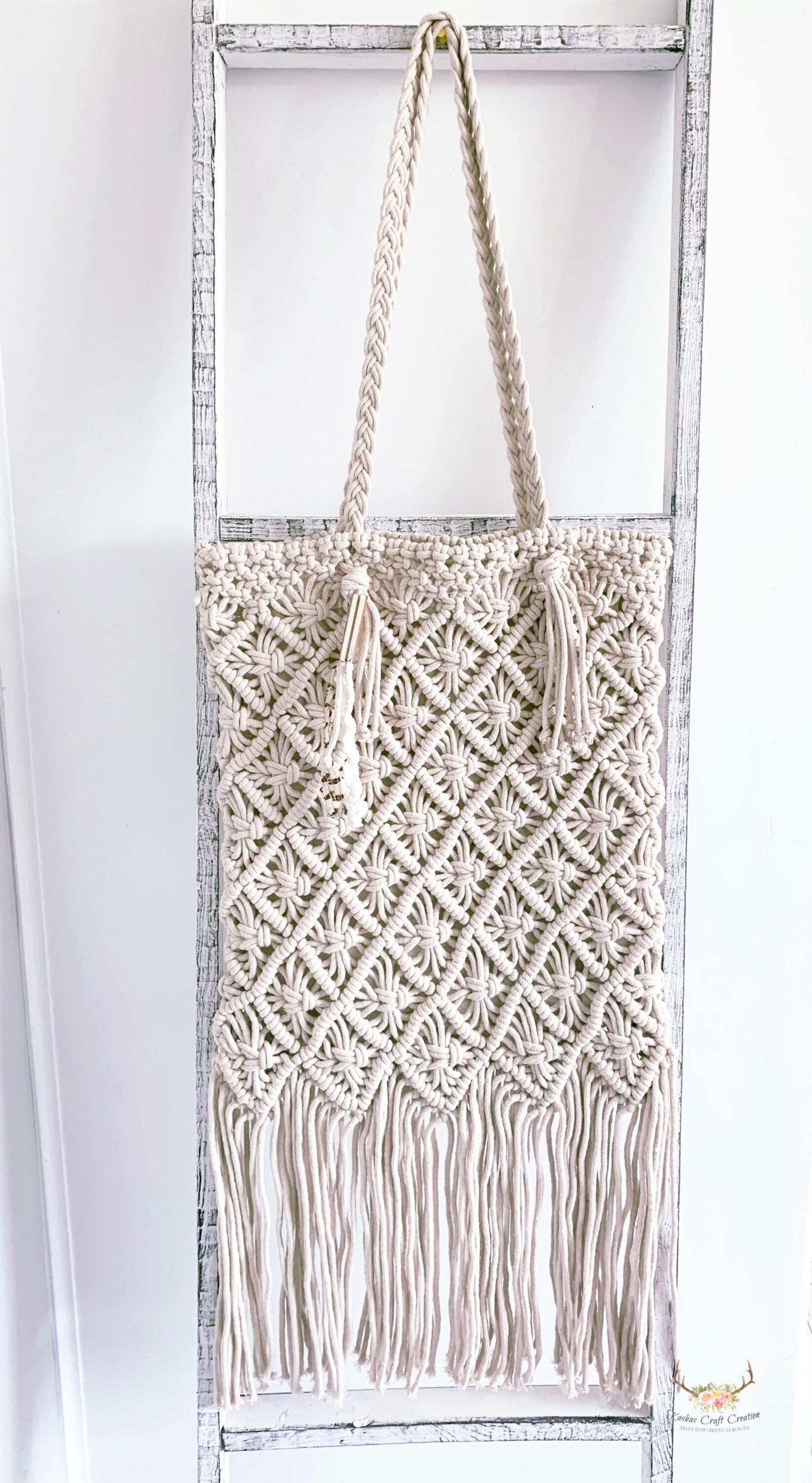 Angel Tote/ large Macrame bag/cotton tote bag/macrame bag | Etsy