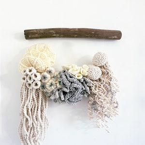 Macrame Ocean Art/coral Reef Art/ Nautical Wall Art/macrame Barrier ...