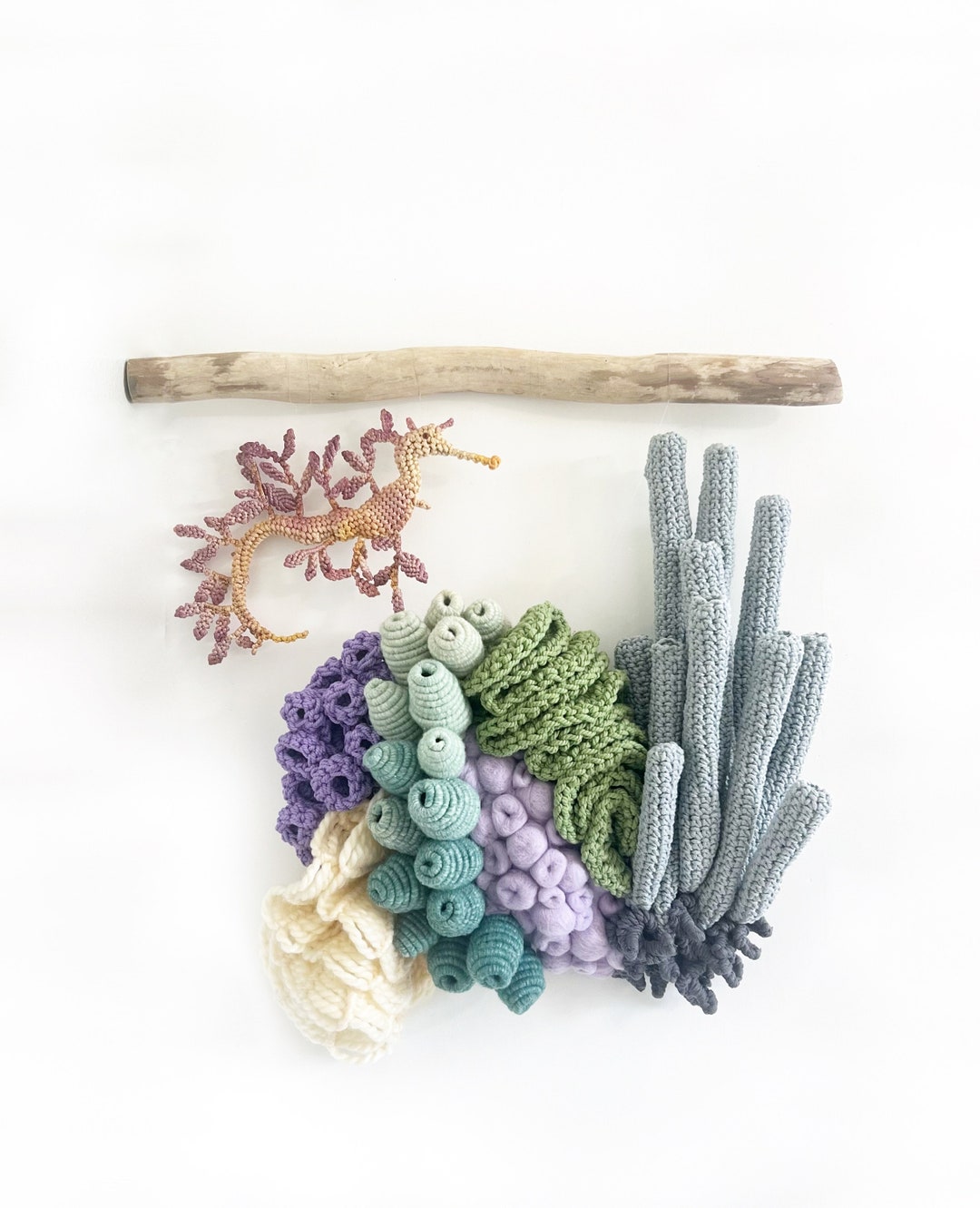 Macrame Ocean Art Leafy Sea Dragon/ Macrame /macrame Ocean/sea Dragon ...