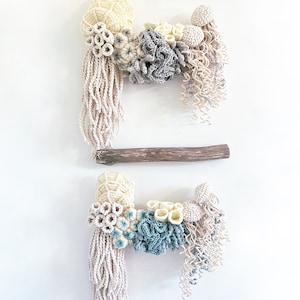 Macrame Ocean Art/coral Reef Art/ Nautical Wall Art/macrame Barrier ...