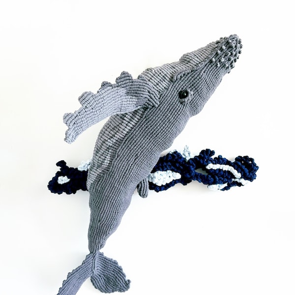 Macrame Whale - Etsy