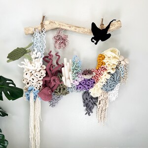 COMMISSION ONLY// Macrame Ocean Art/ Nautical Wall Art/macrame Seahorse ...