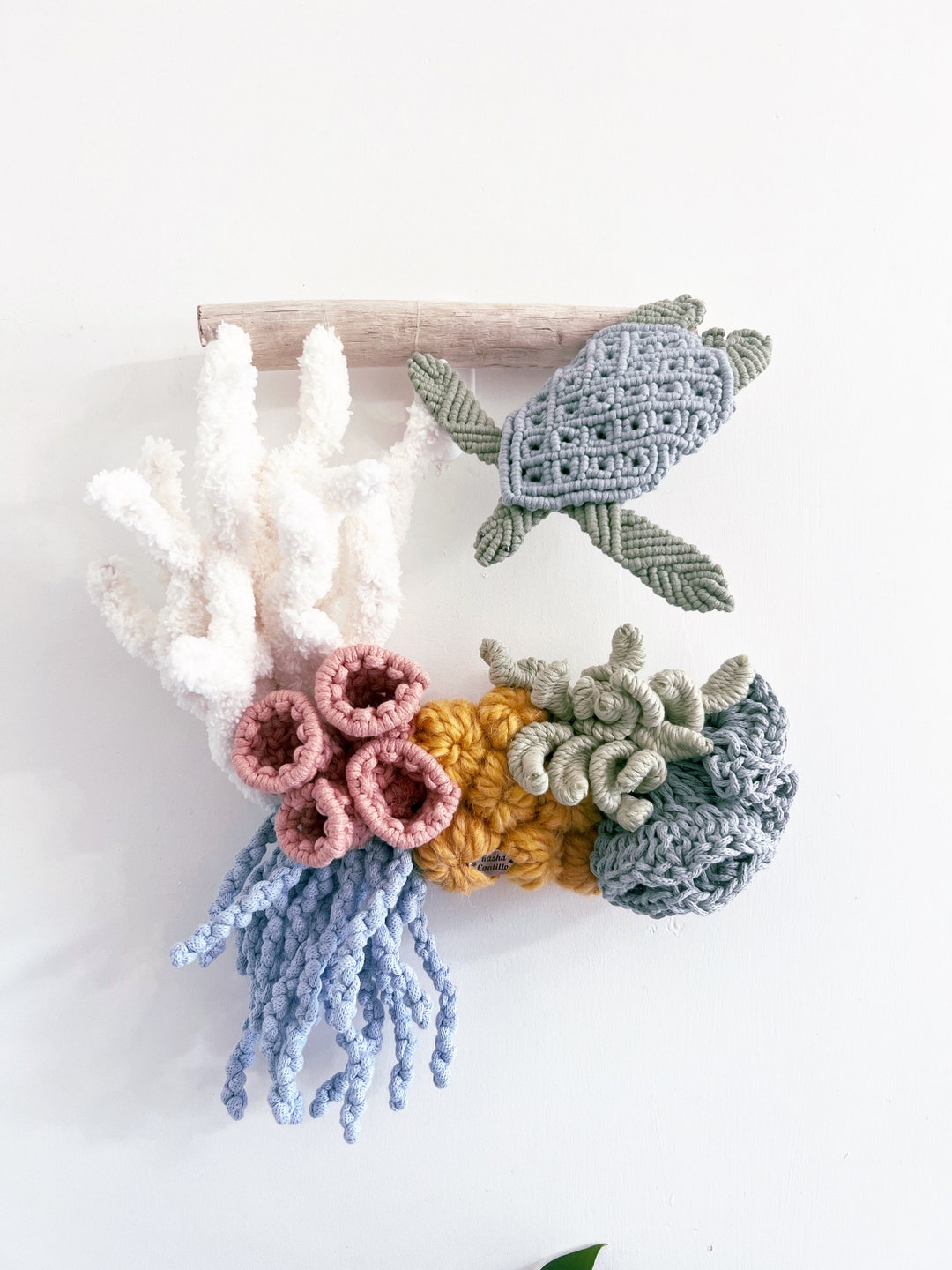 Commission Order // Mini Turtle Art // Small Macrame Art - Etsy