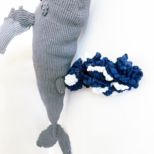 Macrame Humpback Whale Art/baby Mom and Baby Whale/ Whale Art/ Macrame ...
