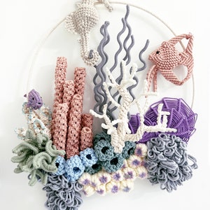 COMMISSION ONLY ART// Commission Order Only/seahorse Wall Decor/coral ...