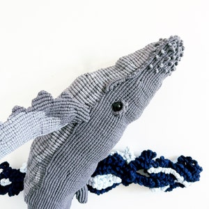Macrame Humpback Whale Art/baby Mom and Baby Whale/ Whale Art/ Macrame ...
