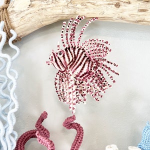 COMMISSION ONLY// Macrame Ocean Art/ Nautical Wall Art/macrame Seahorse ...