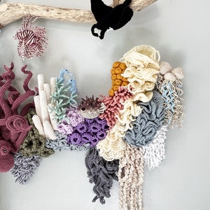 COMMISSION ONLY// Macrame Ocean Art/ Nautical Wall Art/macrame Seahorse ...