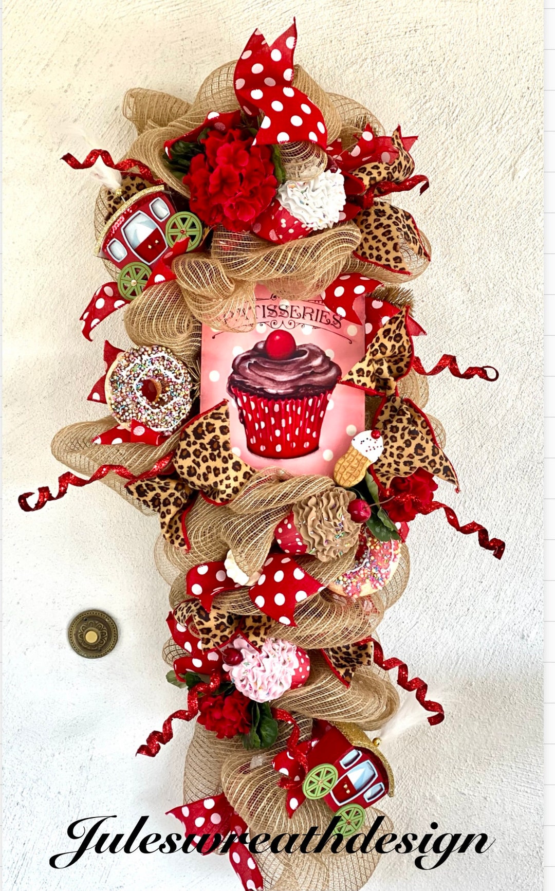 Pastry Swag,kitchen Swag,indoor Swag, French Swag, Wreath, Dining Room ...