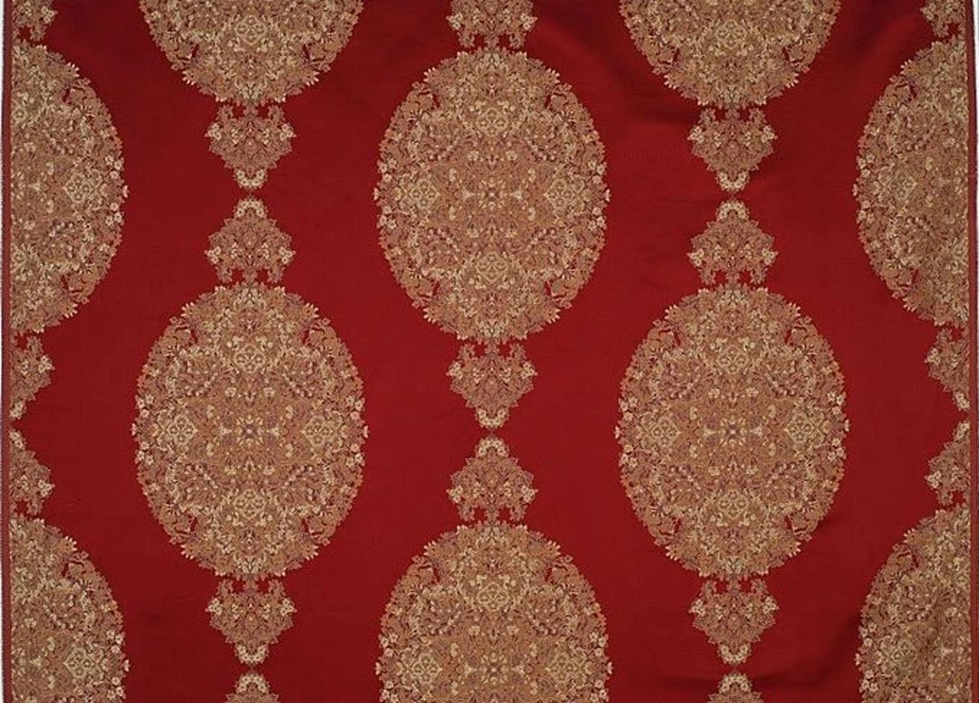 3 Yards Rubelli Sherazade Silk Lampas - Italian Venetian Silk Lampas ...