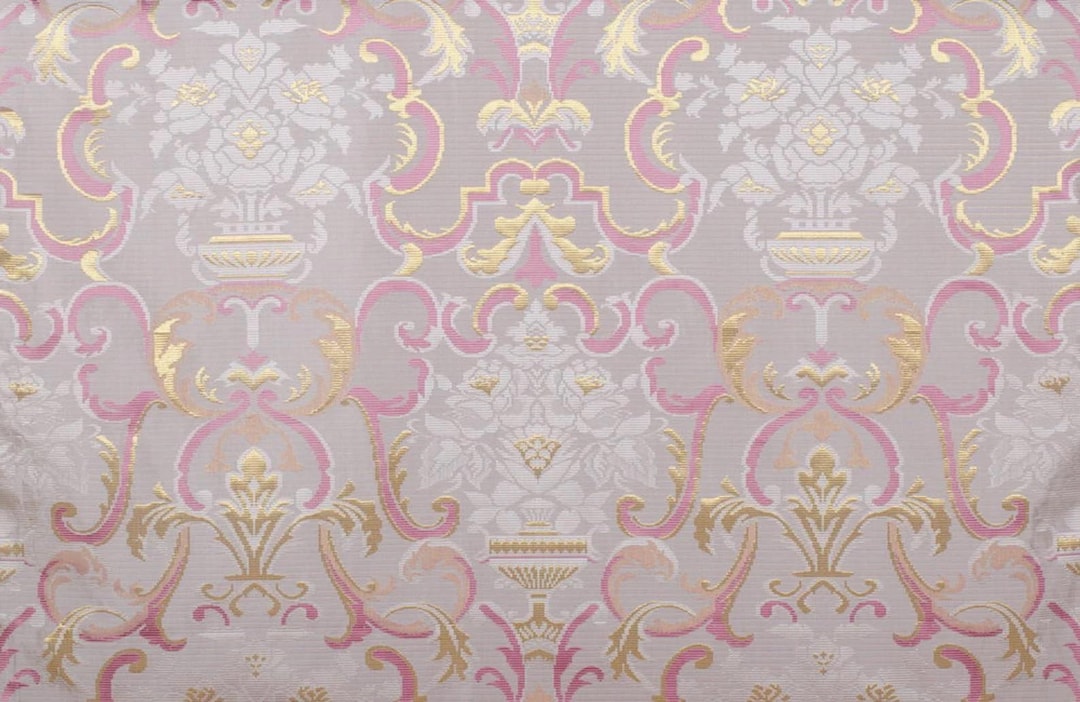 11 Yards - Designers Guild Adelphi Silk Lurex Lampas Fabric Retails 430 ...