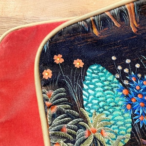 Pierre Frey Le Jardin Du Palais Velvet Pillow - Exotic Persian Gardens ...