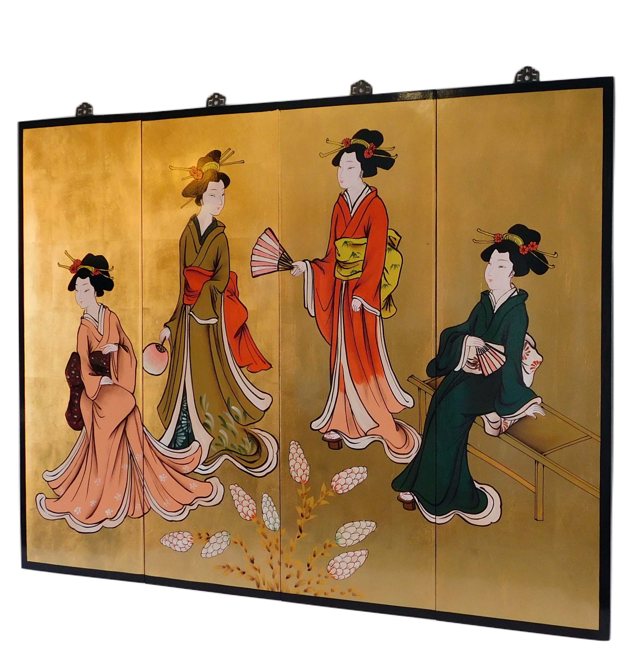 Oriental Wall Panels Geisha Design - Etsy