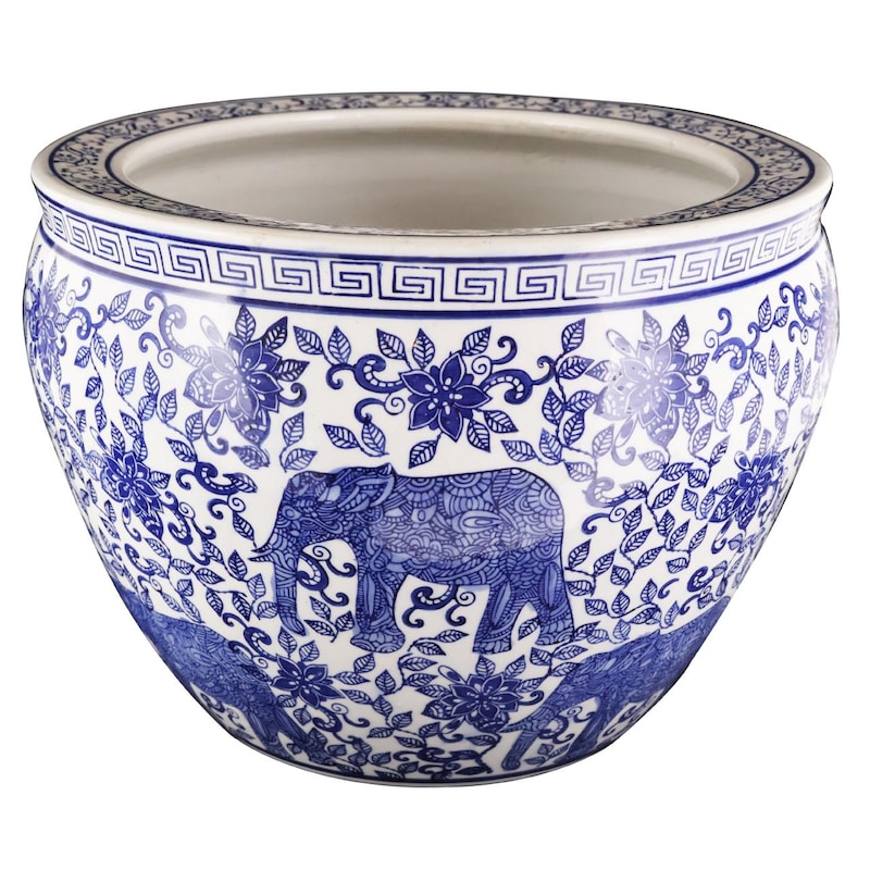 Blue Elephant Porcelain - Etsy