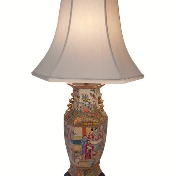 Rose Medallion Lamp - Etsy