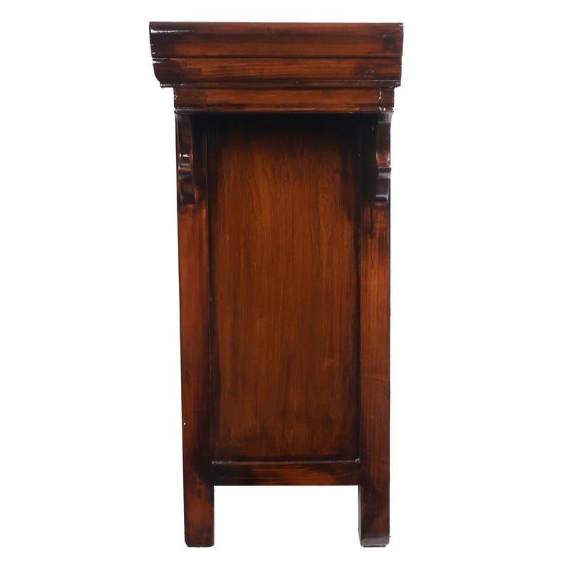 Oriental Wing Top Cabinet With Long Life Carving - Etsy