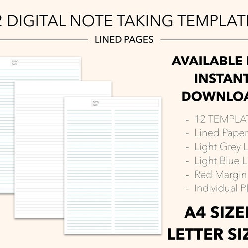 Digital Notebook Covers Set Goodnotes Study Notes | Etsy