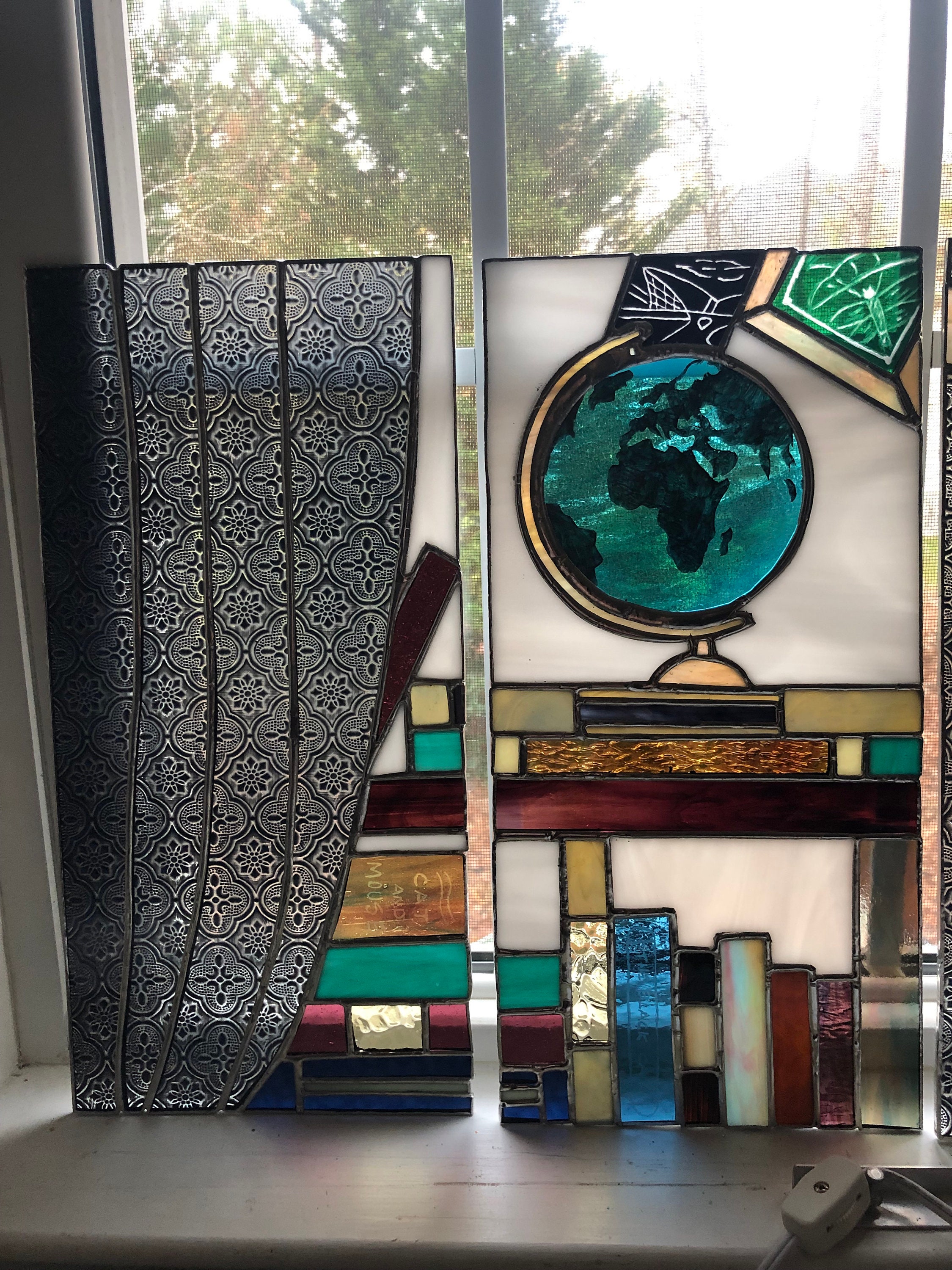 Library Cat Through a Window - Etsy