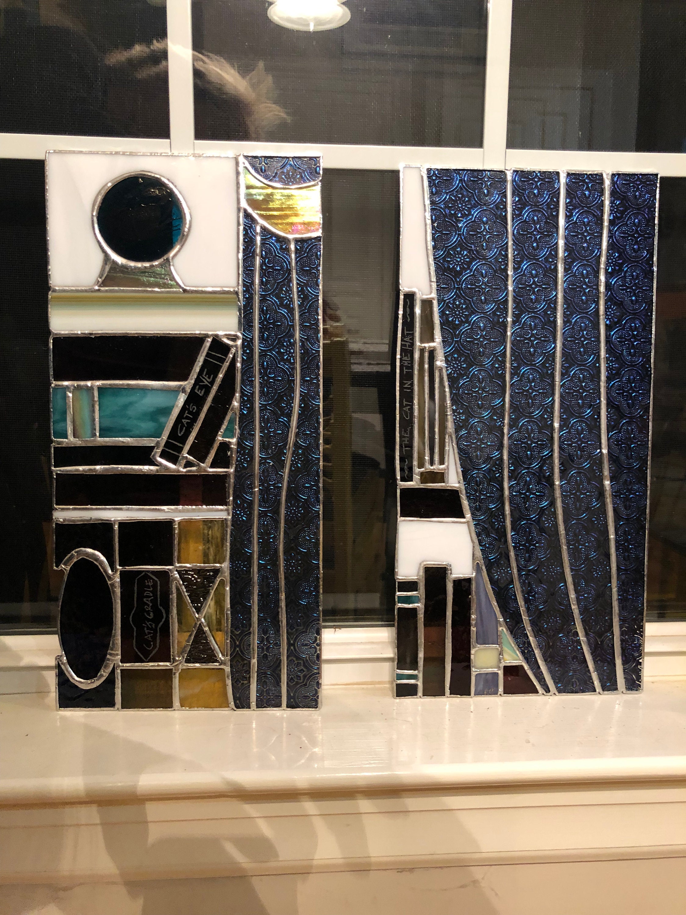 Library Cat Through a Window - Etsy