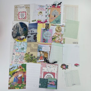 Prayers for Children” #1, Dated 1994, Junk Journal, Altered Book, Ring ...