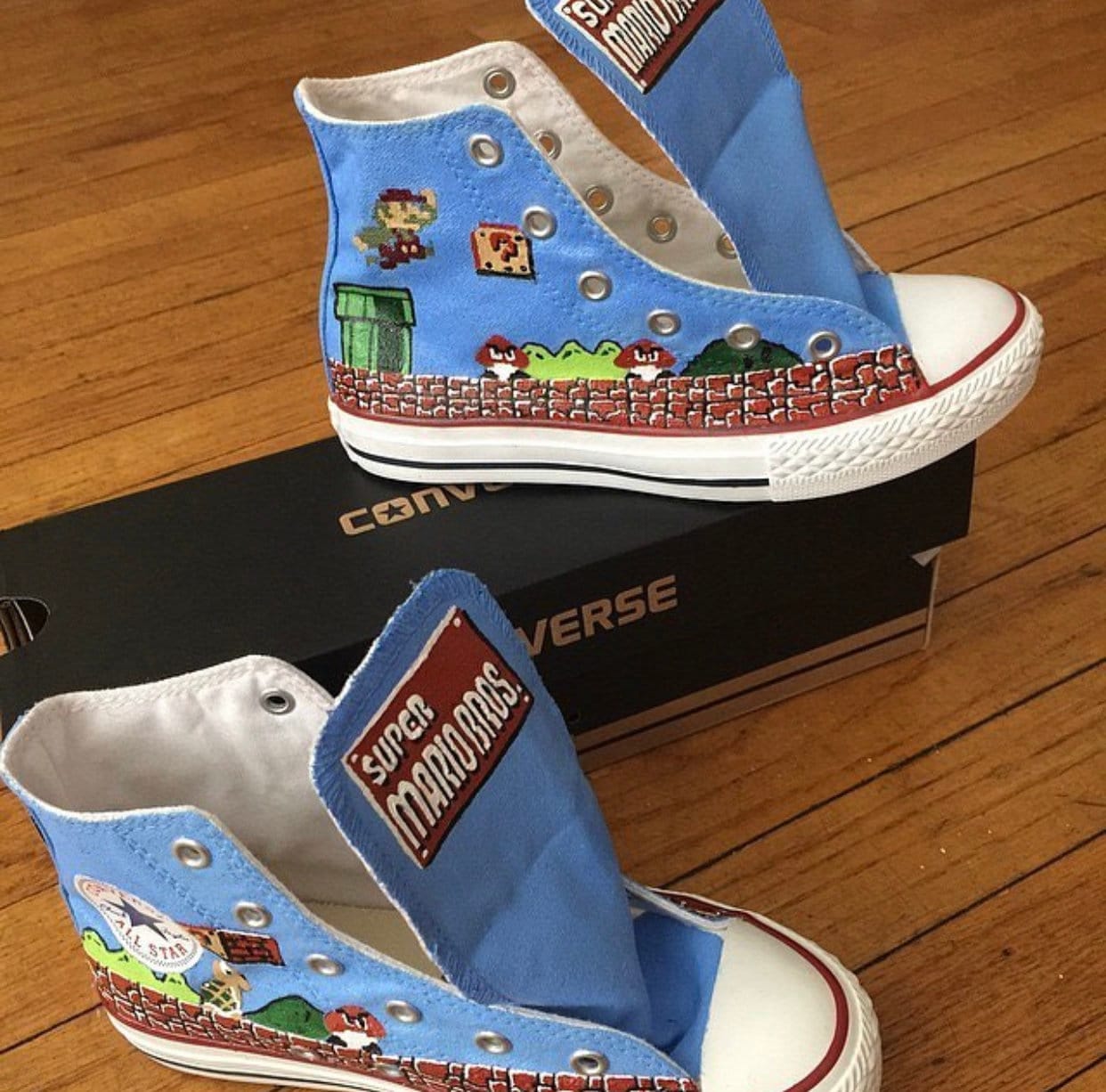 Custom Painted Sneakers & Skates - Etsy